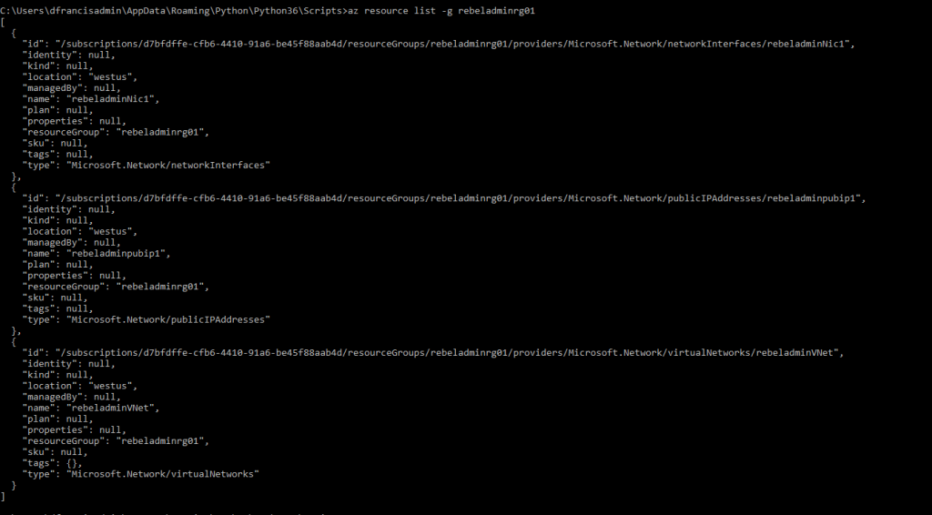 Step-By-Step guide to create Azure VM using Azure CLI 2.0 – REBELADMIN