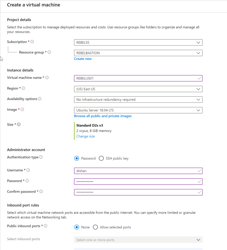 Step-by-Step Guide: How to access Azure VMs securely using Azure Bastion? – REBELADMIN