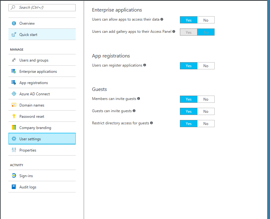 Azure Active Directory management experience in preview – REBELADMIN