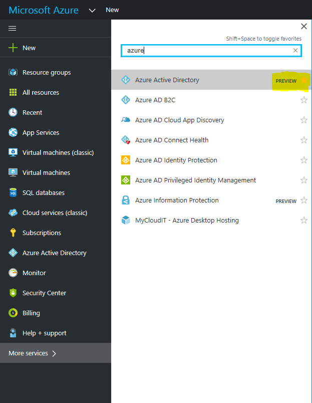 Azure Active Directory management experience in preview – REBELADMIN
