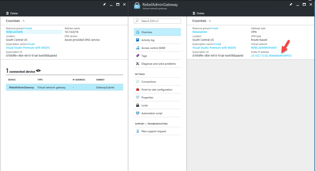 Step By Step Guide To Configure Site To Site Vpn Gateway Connection Between Azure And On