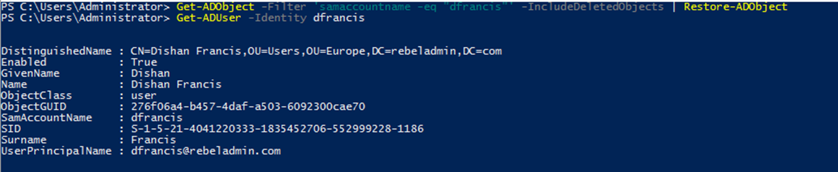 How to Enable Active Directory Recycle Bin? (PowerShell Guide) – REBELADMIN