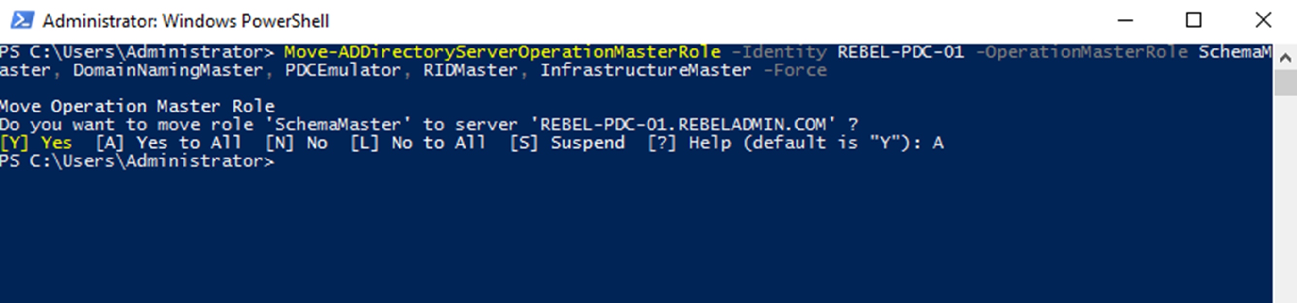 How to Seize FSMO Roles? (PowerShell Guide) – REBELADMIN