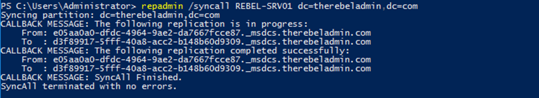 Troubleshooting Active Directory Replication Issues (PowerShell Guide) – REBELADMIN