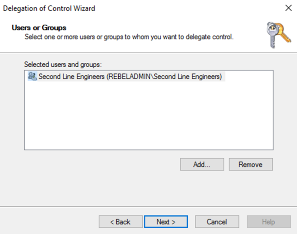 Manage Active Directory Permissions with Delegate Control method – REBELADMIN