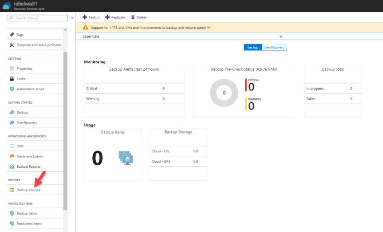 Step By Step Guide To Protect Azure Vm Using Azure Backup Rebeladmin 5975