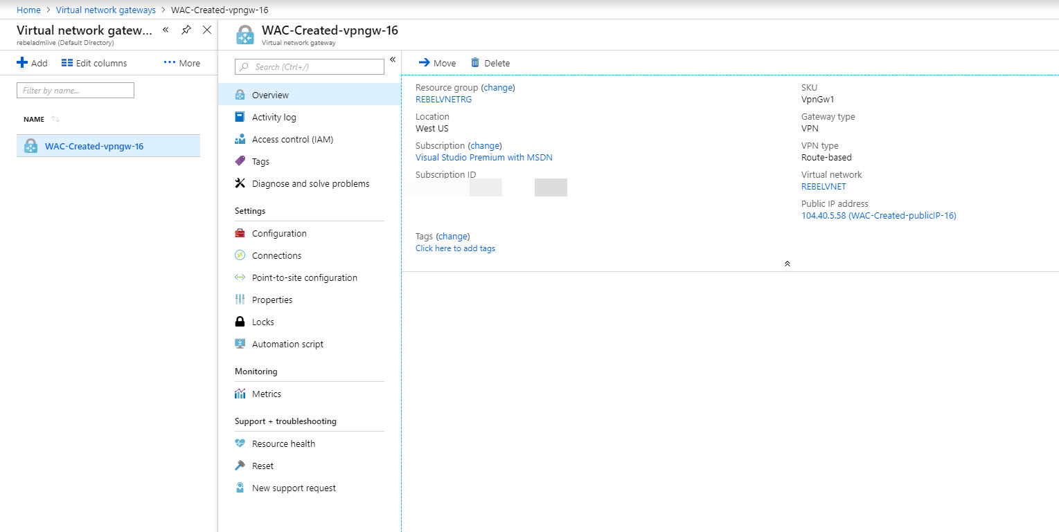 Step-By-Step guide to create Point-to-Site VPN using Azure Network ...