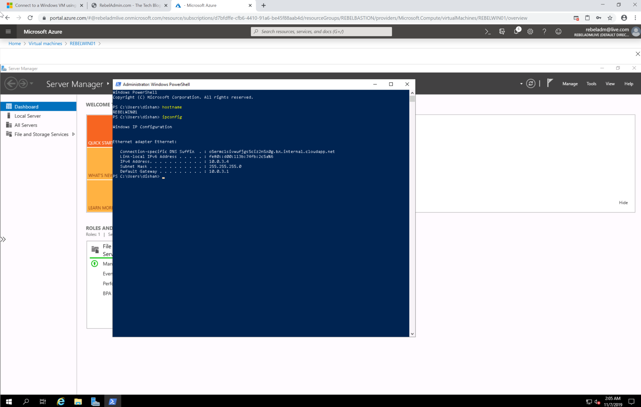 Step-by-Step Guide: How to access Azure VMs securely using Azure Bastion? – REBELADMIN