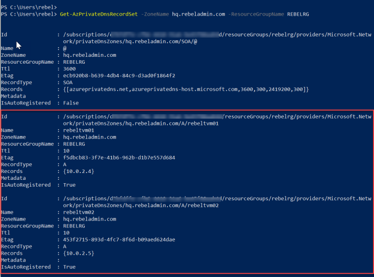 Step By Step Guide How To Configure Azure Private Dns Powershell Guide Rebeladmin