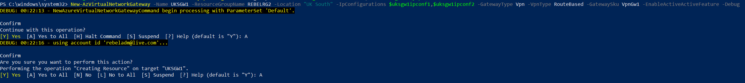 Step-by-Step Guide: High available VNet-to-VNet connectivity via Active ...