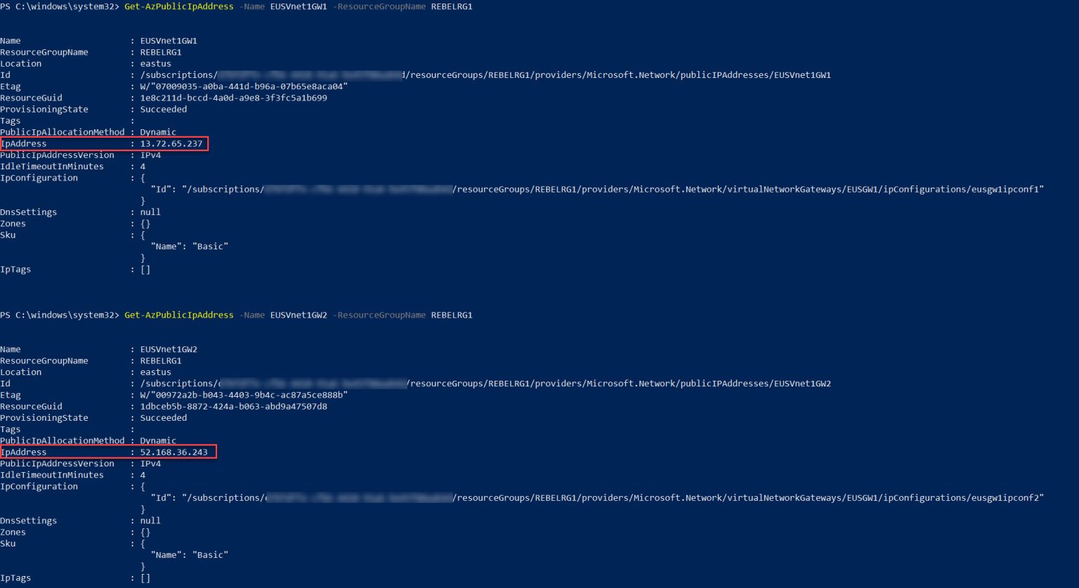 Step-by-Step Guide: High available VNet-to-VNet connectivity via Active-Active Azure VPN ...