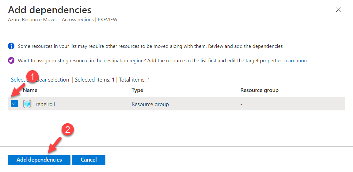 Step By Step Guide Move Azure Resources From One Azure Region To Another By Using Azure
