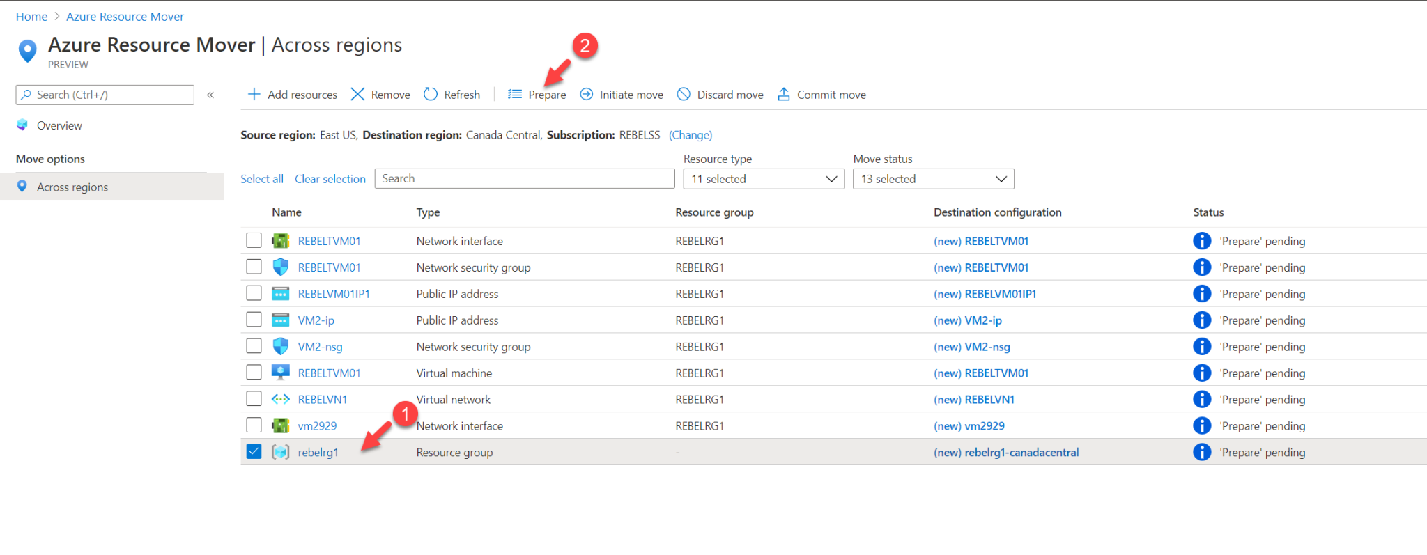 Step-by-Step Guide: Move Azure Resources from one Azure region to ...