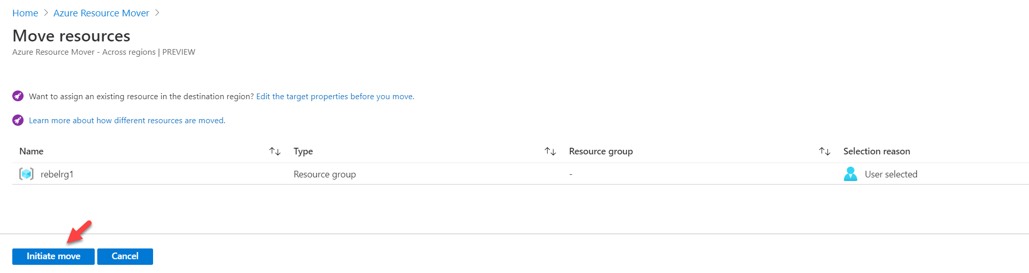 Step-by-Step Guide: Move Azure Resources from one Azure region to another by using Azure ...