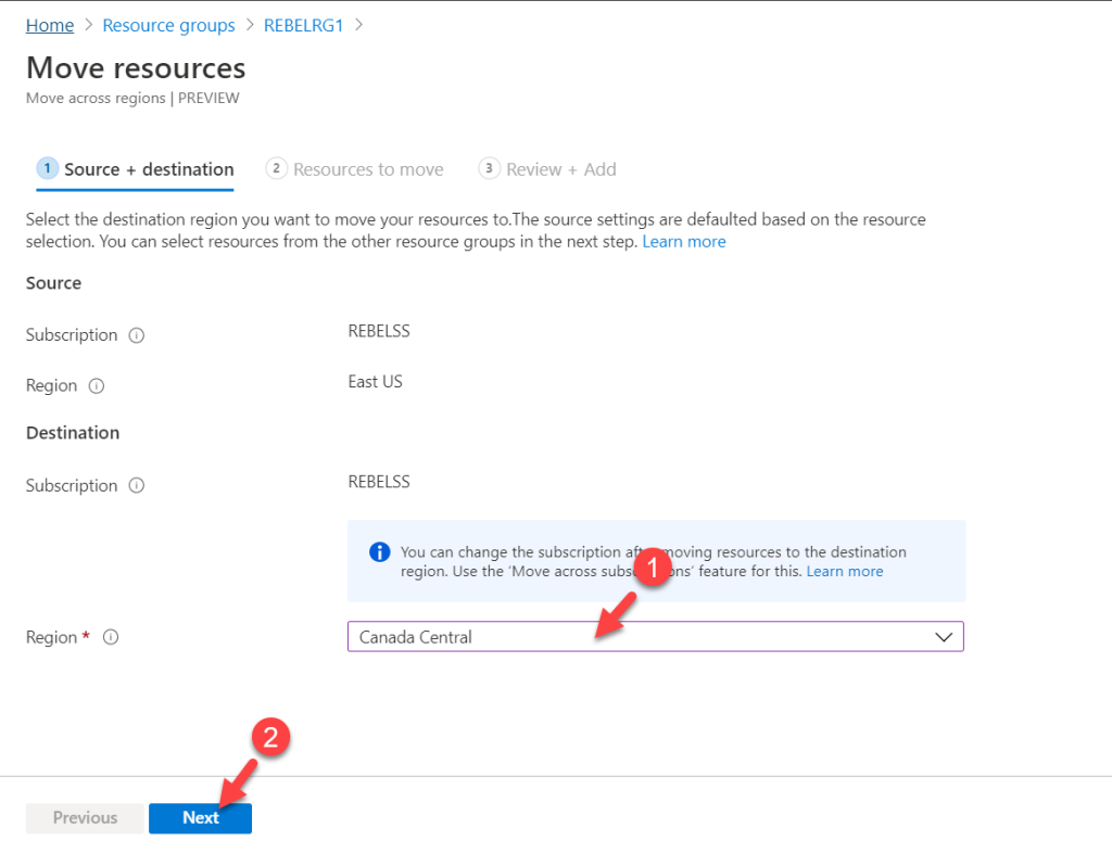 Step-by-Step Guide: Move Azure Resources from one Azure region to another by using Azure ...