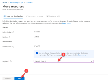 Step-by-Step Guide: Move Azure Resources from one Azure region to another by using Azure ...