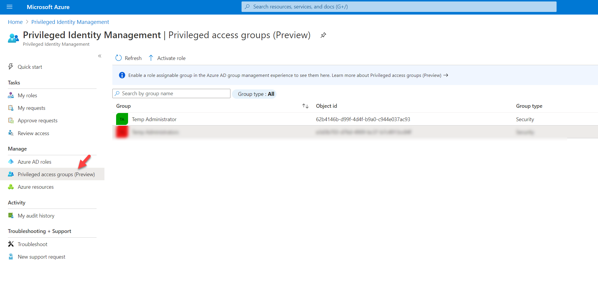 Manage Privileged access groups with Azure AD Privileged Identity ...