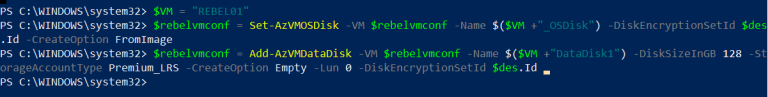 Encrypt Azure Managed Disks using Server-Side Encryption (SSE) and Customer Managed Keys (CMK ...