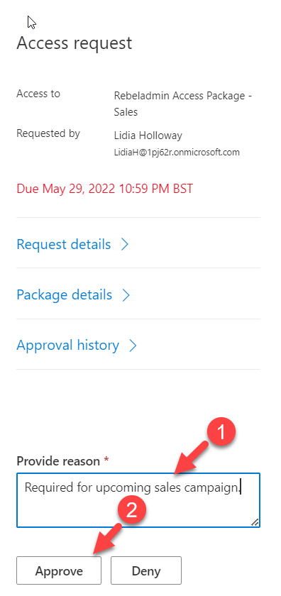 Azure AD Entitlement Management – three-stage approval process for ...